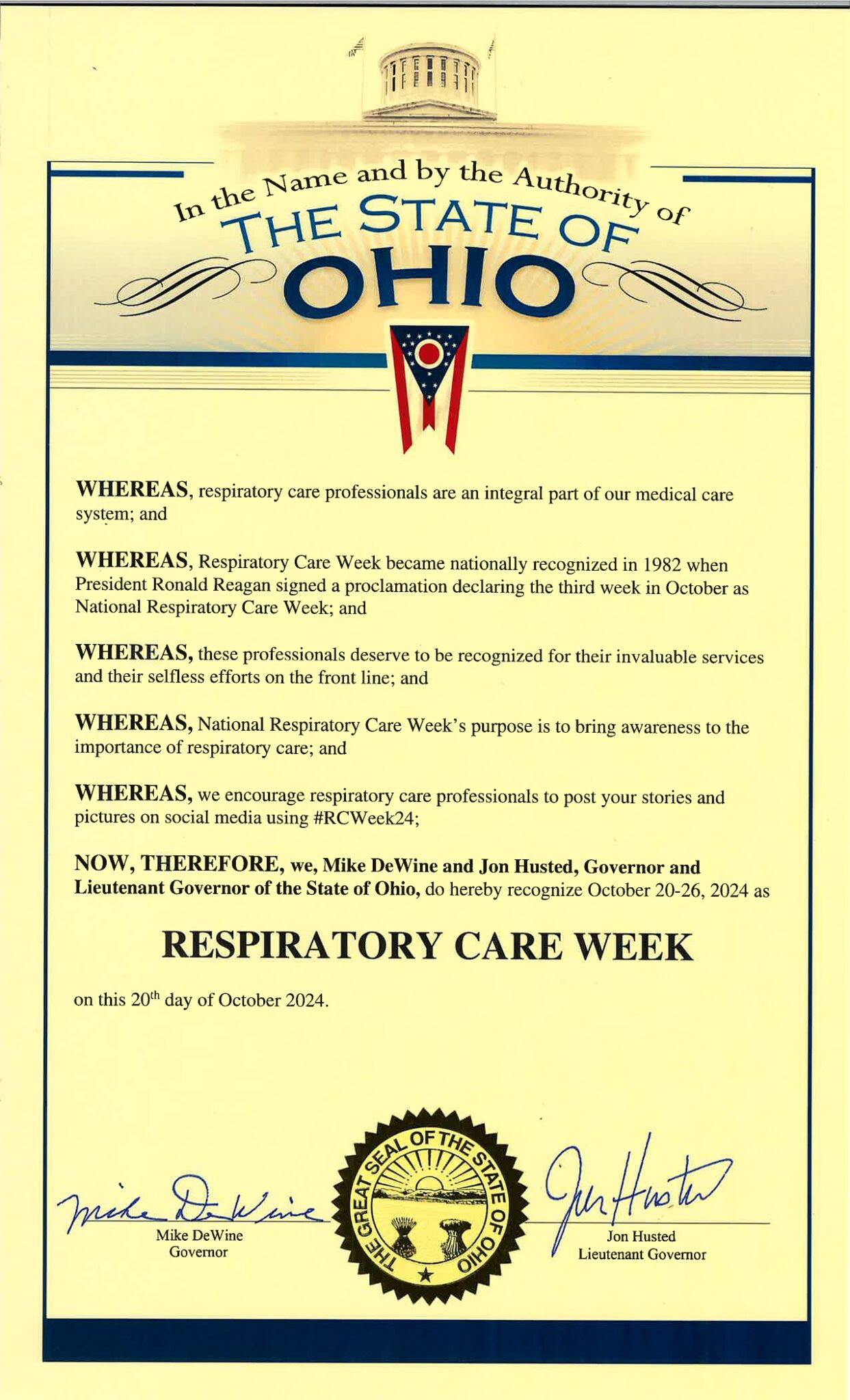 Ohio Society for Respiratory Care – Breathe Easy Ohio