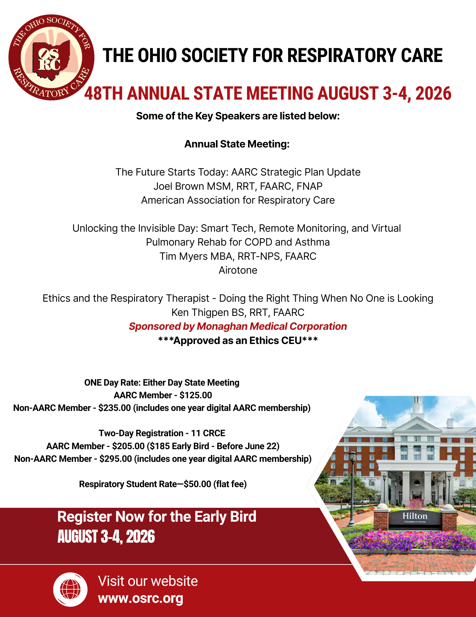 Annual Conference – Ohio Society for Respiratory Care